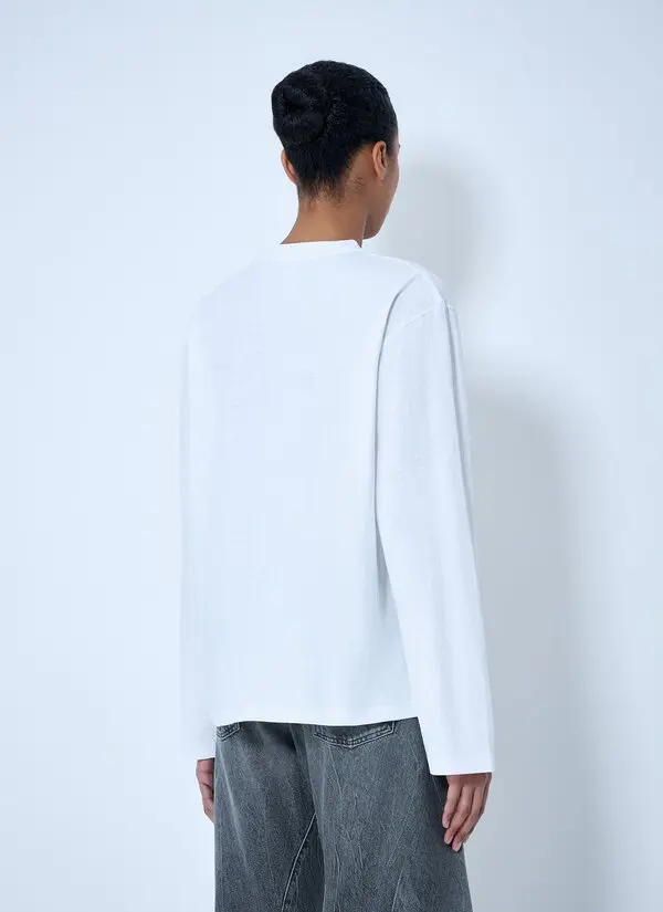 Acne Studios Graphic Print Long Sleeve T-shirt