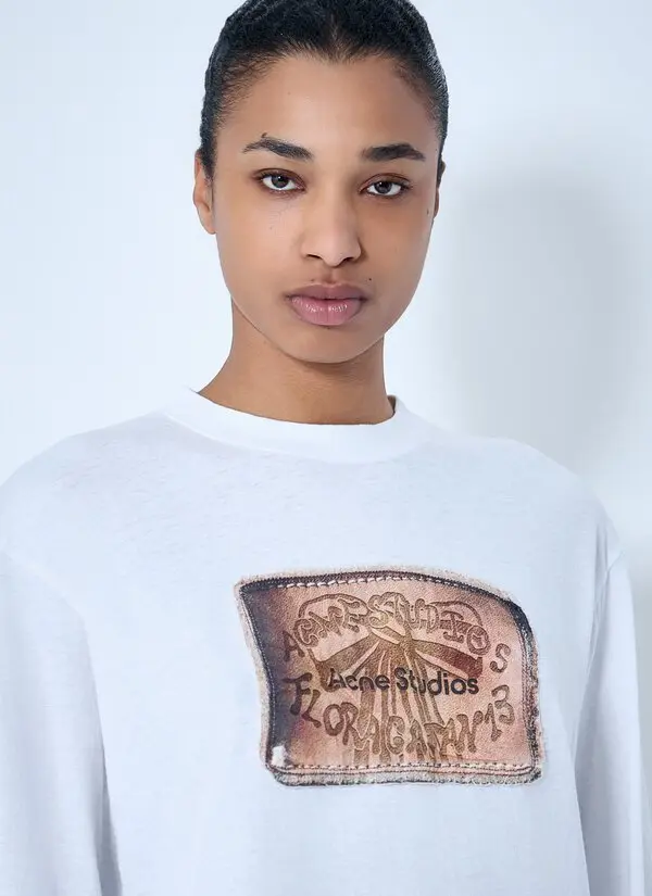 Acne Studios Graphic Print Long Sleeve T-shirt