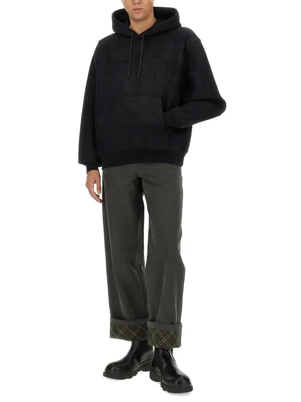 Burberry Regular Fit Cotton Carpenter Pants - Multicolor