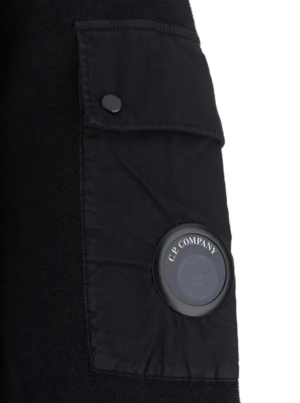 C.P. COMPANY Tech Fabric Crewneck Sweatshirt - Black
