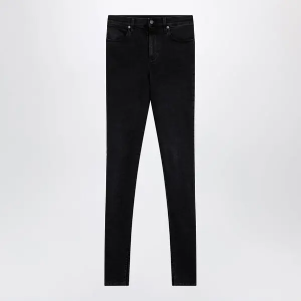 Gucci Skinny Washed Cotton Denim Jeans - Black