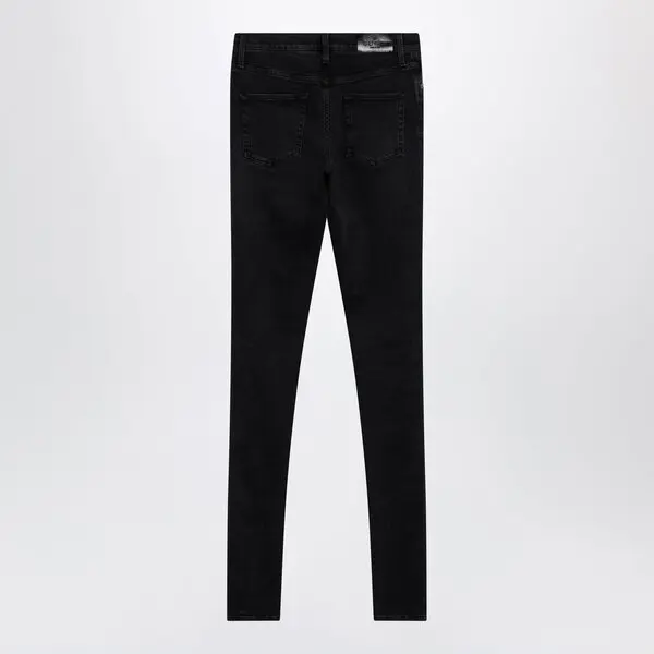 Gucci Skinny Washed Cotton Denim Jeans - Black