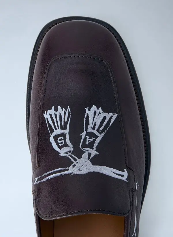 Acne Studios Artisan Leather Loafers