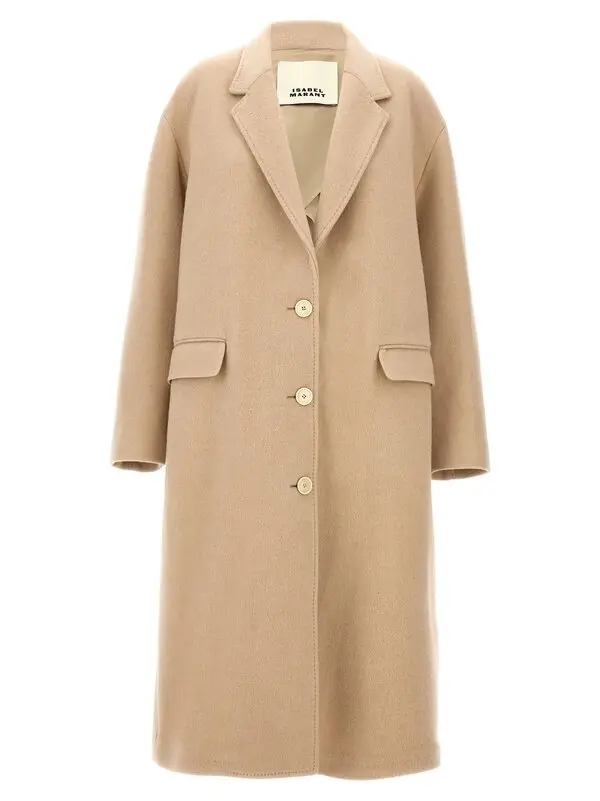 Isabel Marant Étoile Efezia' Coat - Cream