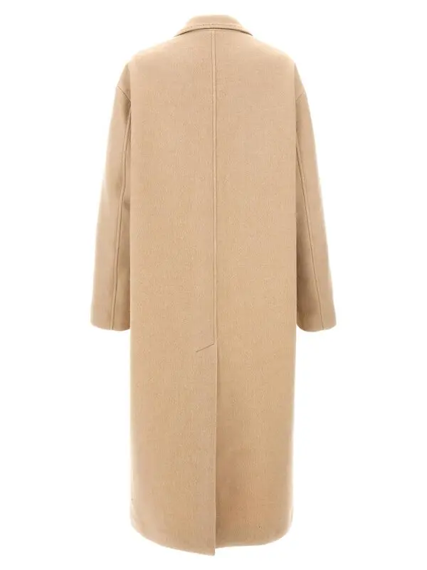 Isabel Marant Étoile Efezia Wool Blend Coat - Cream