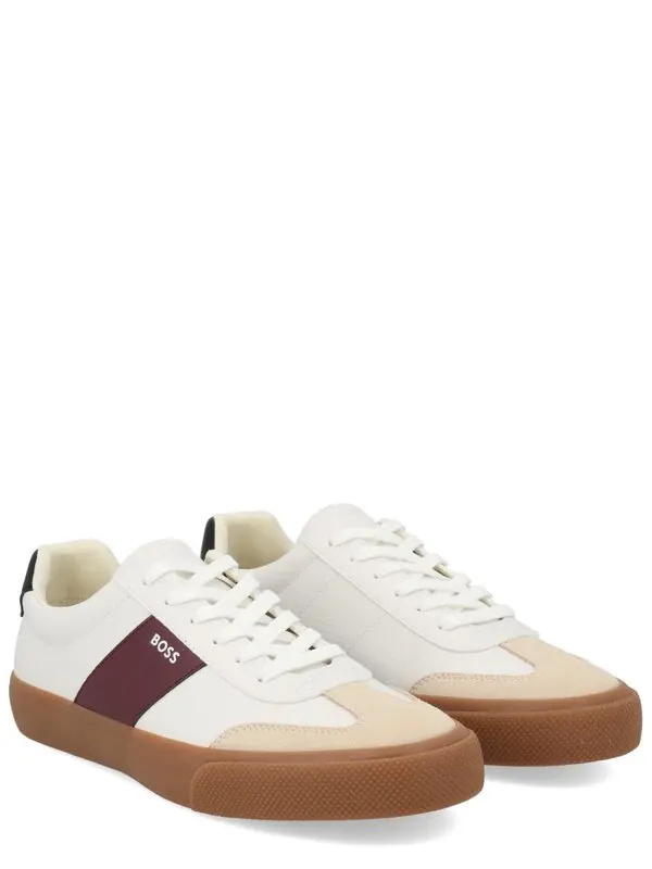 BOSS Logo Leather Sneakers