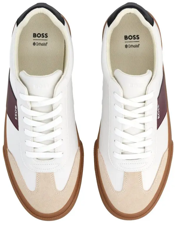 BOSS Logo Leather Sneakers