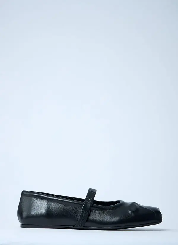 Marni Box Motif Mary Jane Shoes - Black