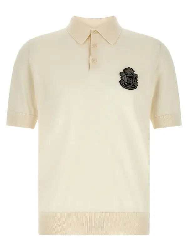 Dolce & Gabbana Dg' Patch Polo Shirt