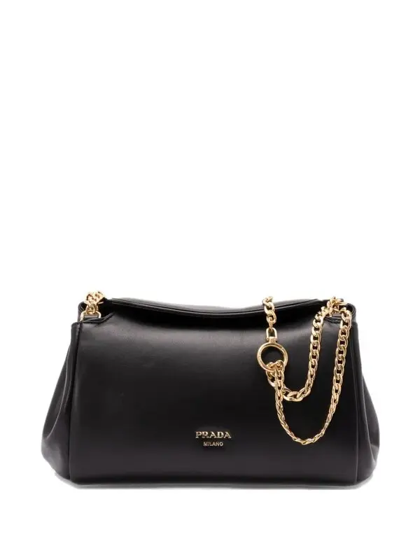 Prada Tumulte Small Chain-strap Leather Shoulder Bag - Black
