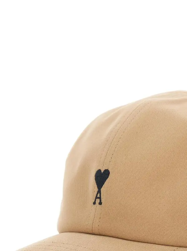 AMI Paris De Coeur Cap - Cream