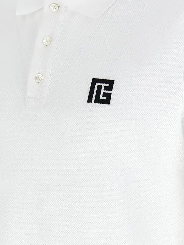 Balmain Embroidery Polo Shirt - Multicolor