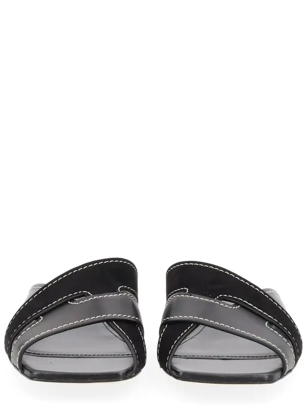 TOD'S Cross-strap Sandal - Black