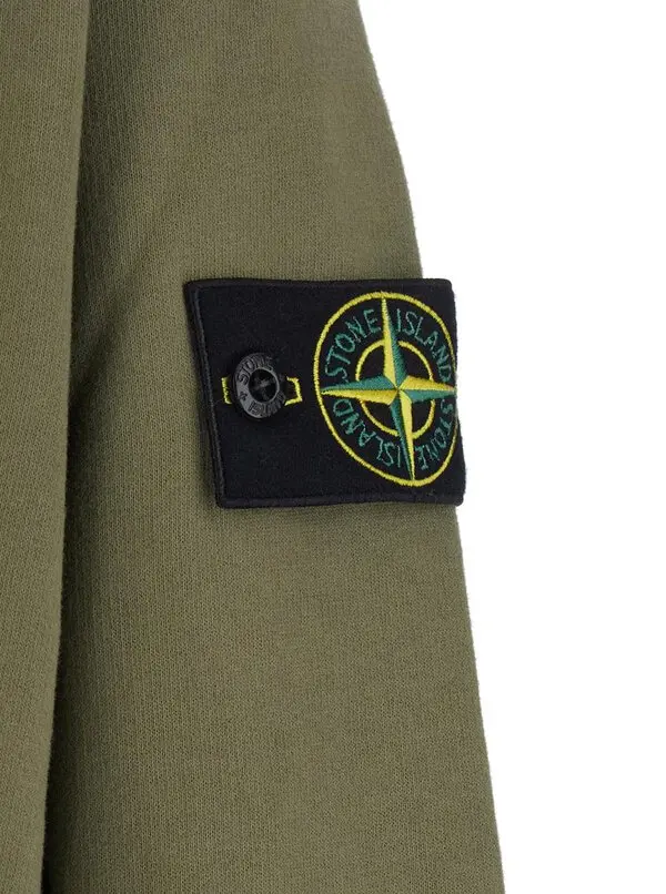 Stone Island Organic Cotton Sweatshirt - Green