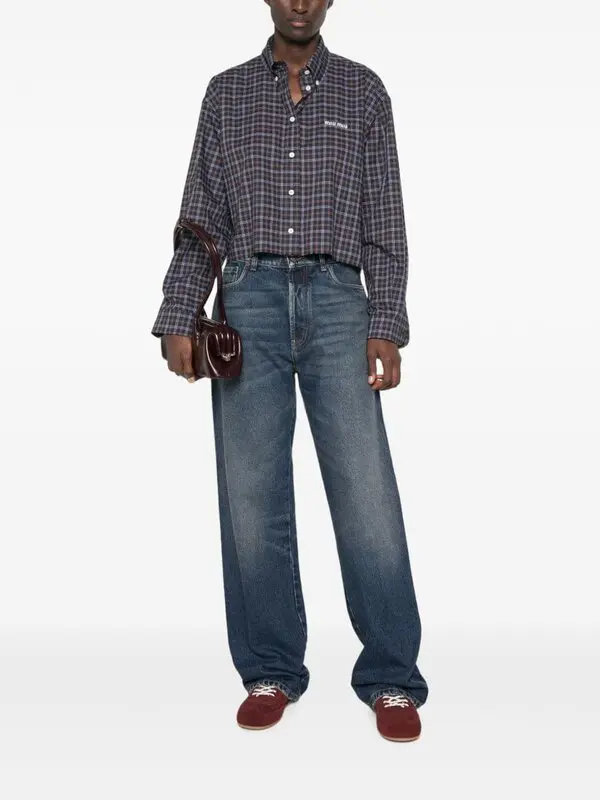 Miu Miu Straight Leg Denim Jeans - Multicolor