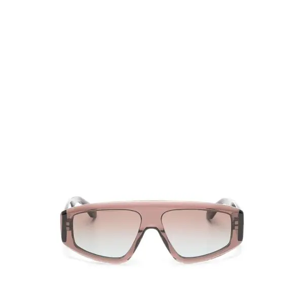 Alaïa Geometric Frame Sunglasses - Brown