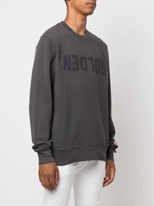 GOLDEN GOOSE Logo Cotton Sweatshirt