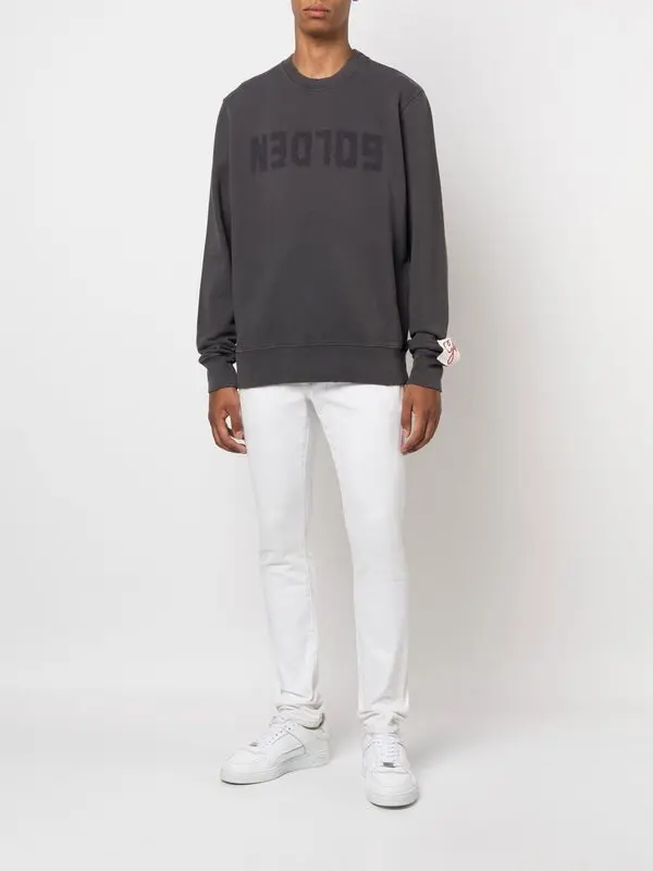 GOLDEN GOOSE Logo Cotton Sweatshirt