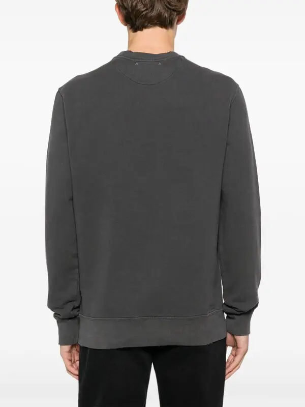 GOLDEN GOOSE Logo Cotton Sweatshirt - Multicolor