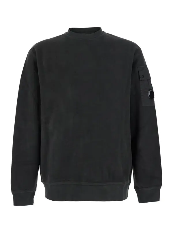 C.P. COMPANY Fleece Crewneck Sweatshirt - Gray