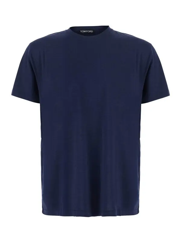 TOM FORD Short Sleeve Lyocell T-shirt - Multicolor