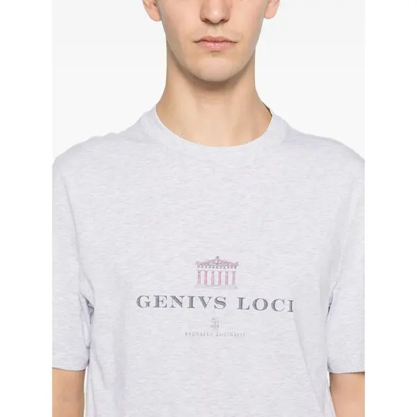 Brunello Cucinelli Grey T-shirts & Vests T-shirts