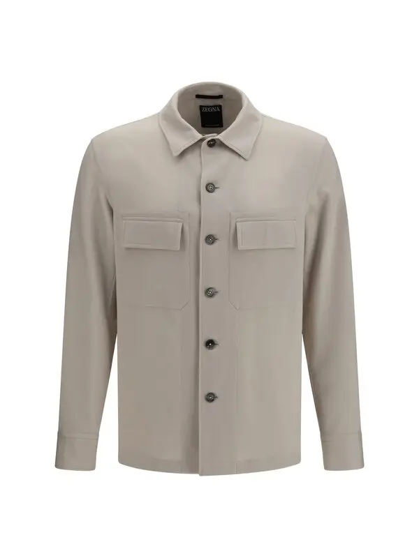 Zegna Cashmere Jacket - Cream