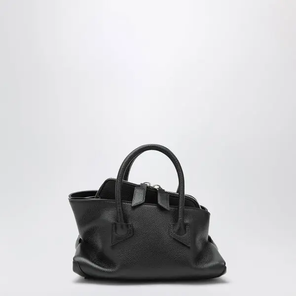 Attico La Passeggiata Mini Bag In Leather - Black