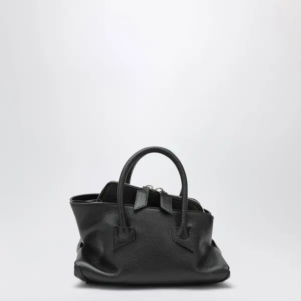 Attico La Passeggiata Mini Bag In Leather - Black