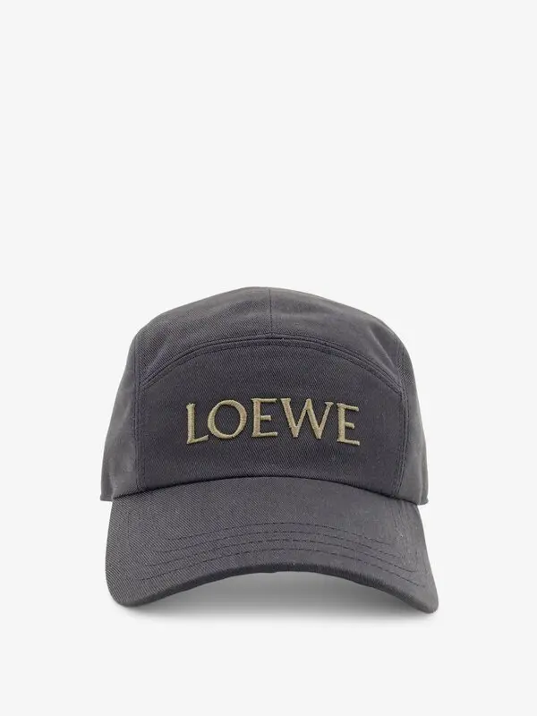 Loewe Paula's Ibiza -cotton Camp Hat - Black