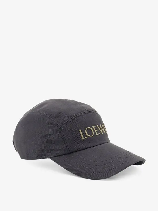 Loewe Cotton Camp Cap - Black