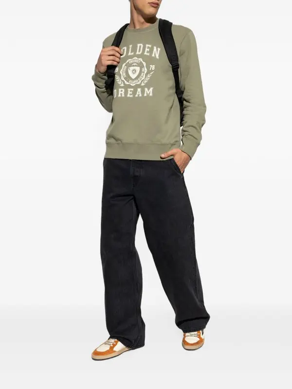 GOLDEN GOOSE Logo Cotton Sweatshirt
