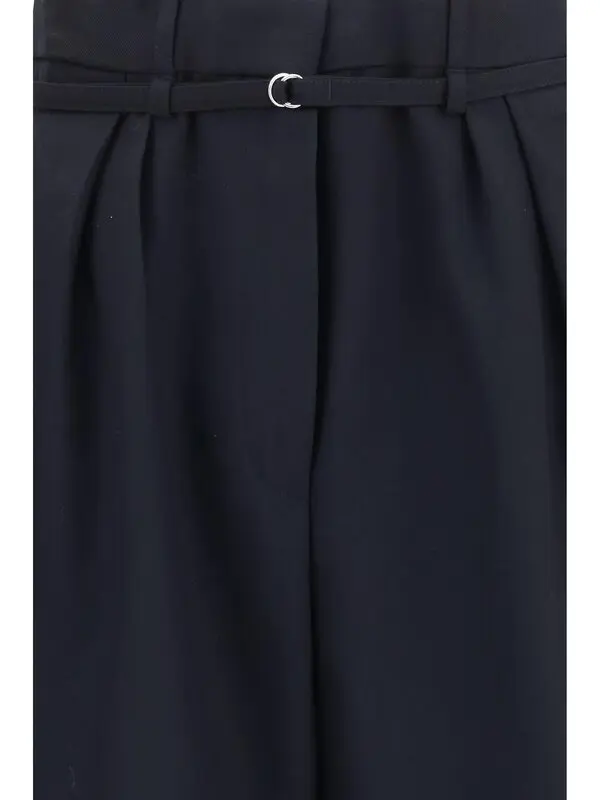 Dries Van Noten Wide-leg Pants With Drawstring