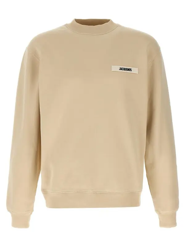 Jacquemus Le Sweatshirt Gros Grain' Sweatshirt - Cream