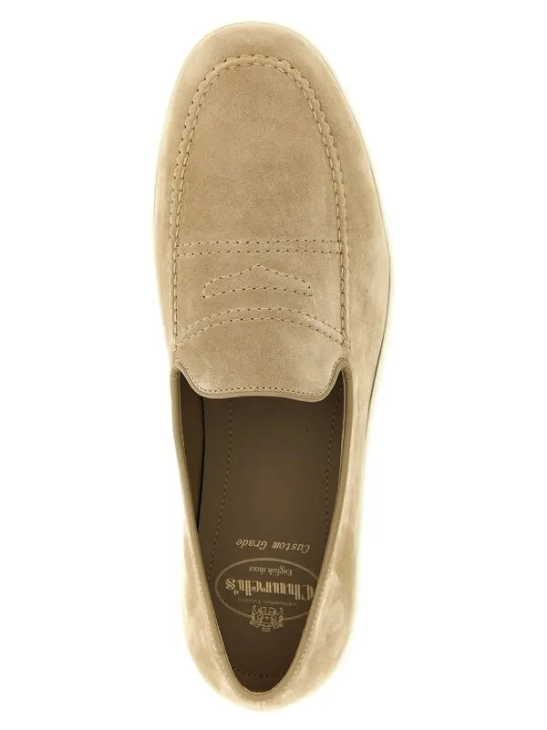 Church's Suede Loafers - Cream