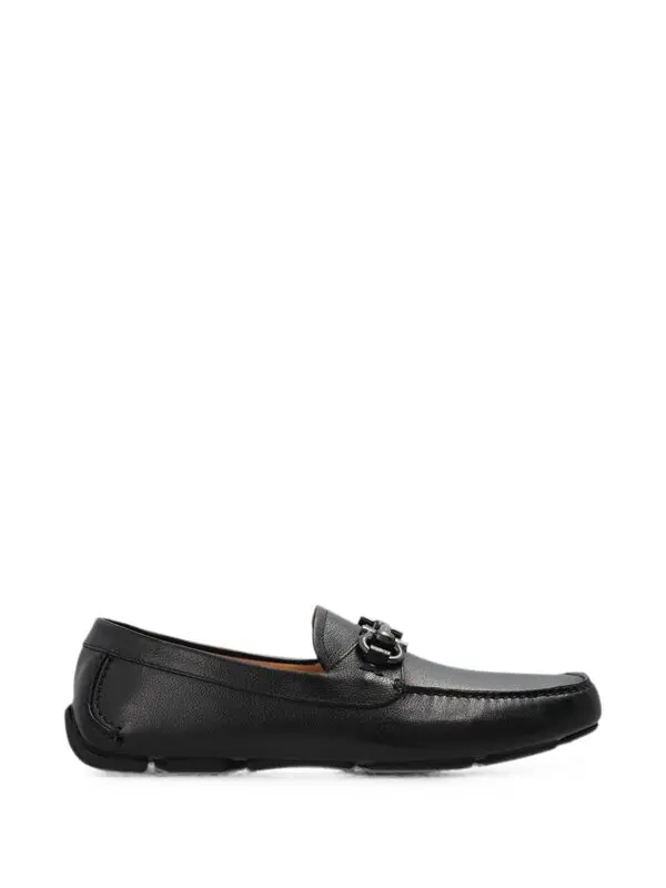FERRAGAMO Leather Driver Shoes - Multicolor