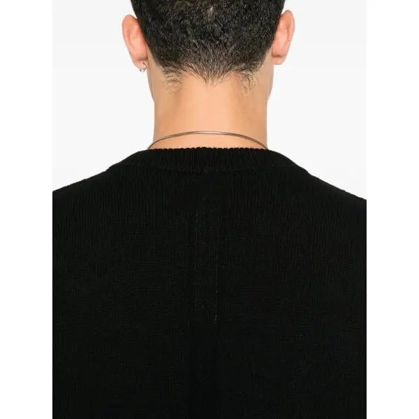 Rick Owens Cashmere And Wool Pullover - Black