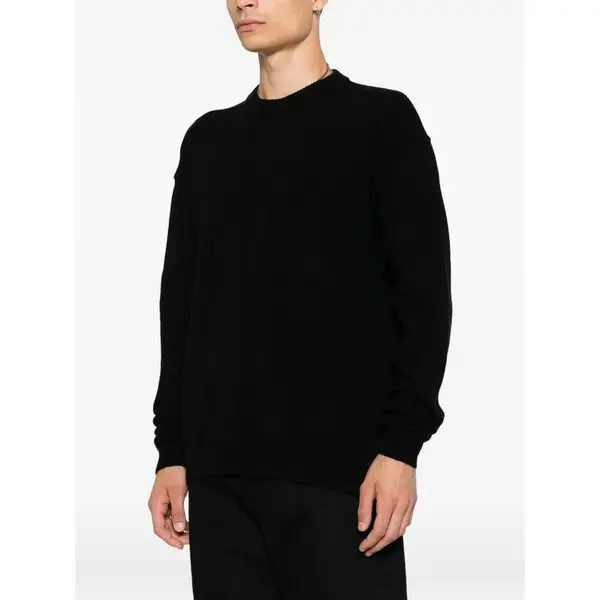 Rick Owens Cashmere And Wool Pullover - Black