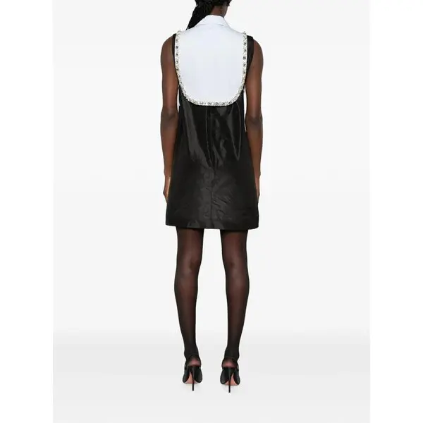 Prada Silk Crystal Embellished Party Dress