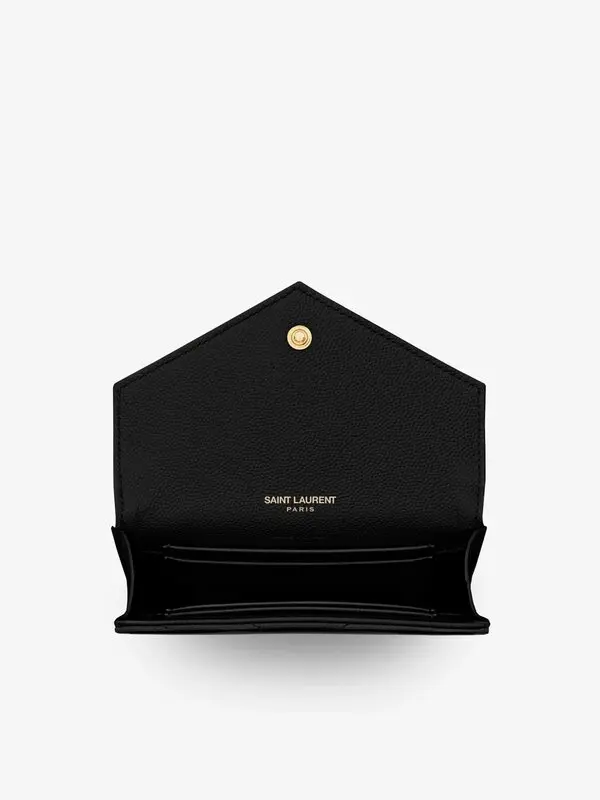 Saint Laurent Cassandre Matalasse Leather Wallet