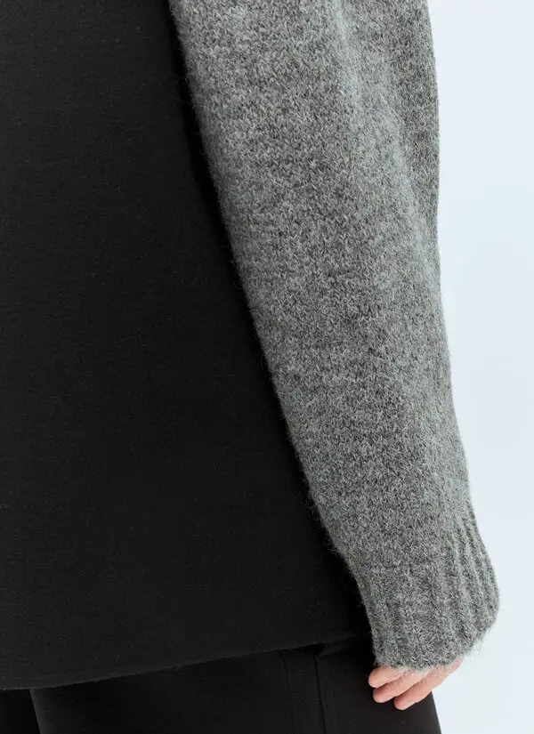 JIL SANDER Knit-sleeves Wool Jacket