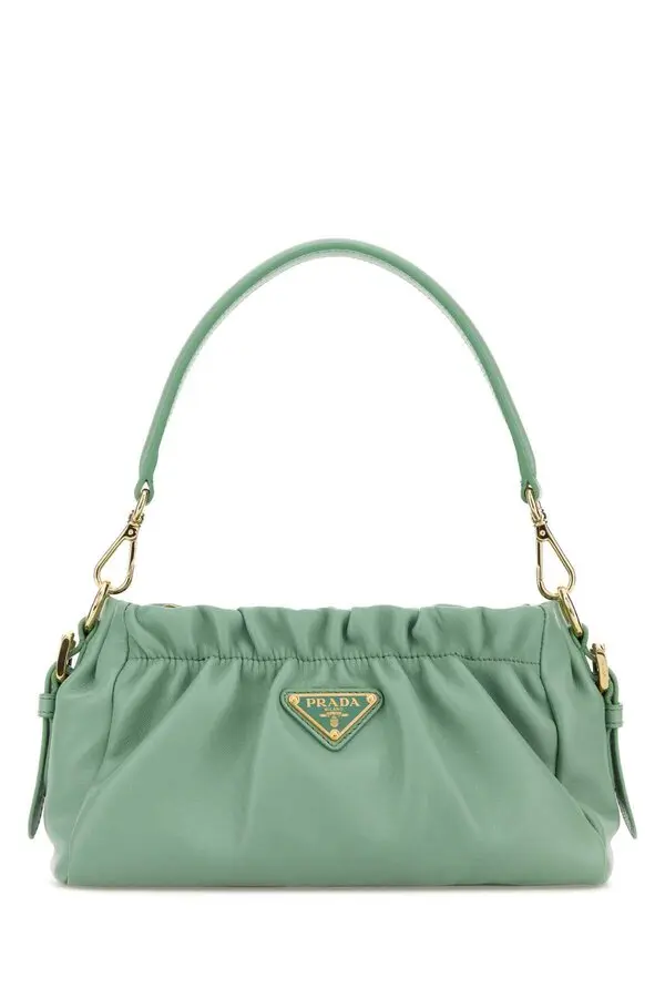 Prada Mint Nappa Leather Handbag