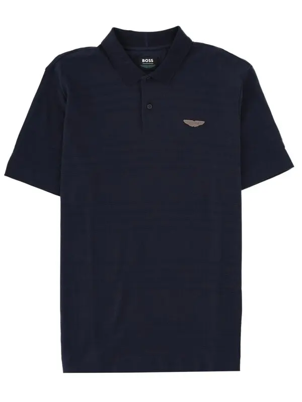 BOSS Polo With Logo - Blue
