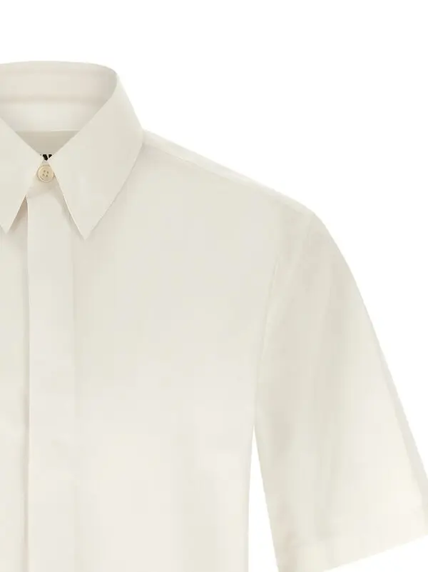 JIL SANDER Logo Embroidery Shirt