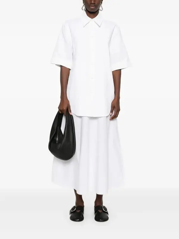 JIL SANDER Linen Classic Collar Shirt