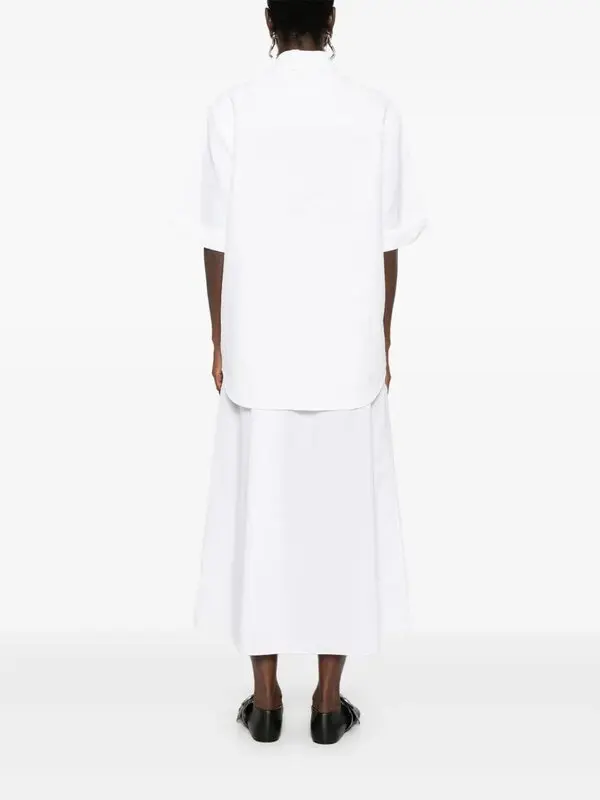 JIL SANDER Linen Classic Collar Shirt