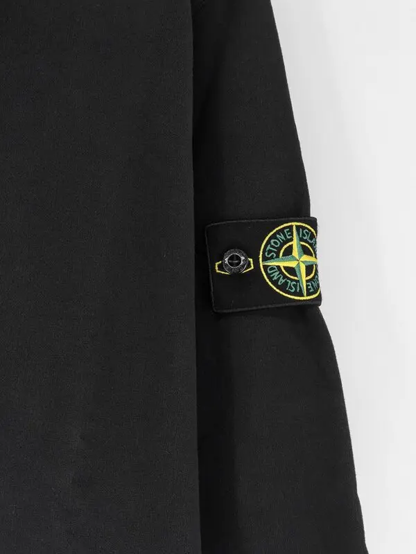 Stone Island Organic Cotton Sweatshirt - Black