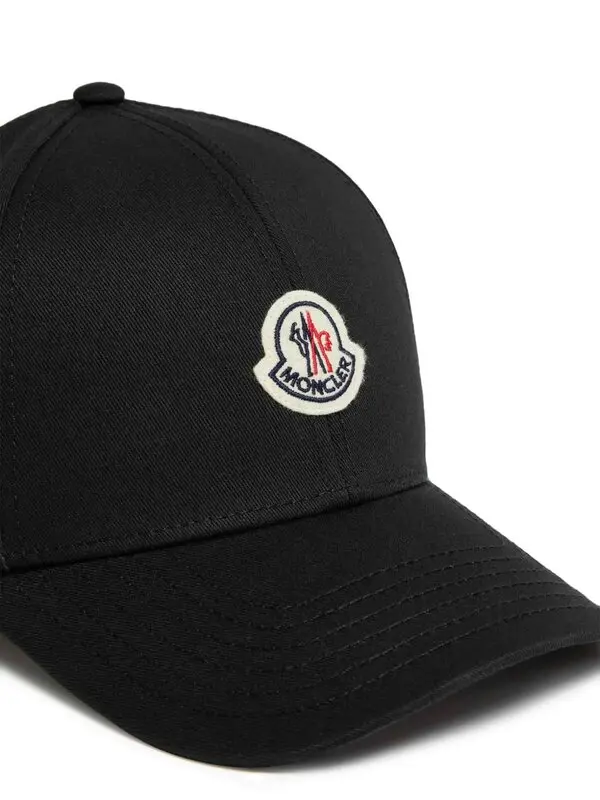 Moncler Logo Cotton Baseball Cap