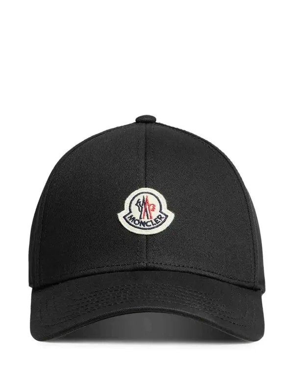 Moncler Logo Cotton Baseball Cap - Multicolor