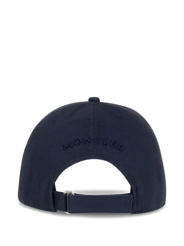 Moncler Logo Cotton Baseball Cap - Multicolor